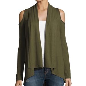 Casual Couture | Tops | Casual Couture Cold Shoulder Cardigan | Poshmark